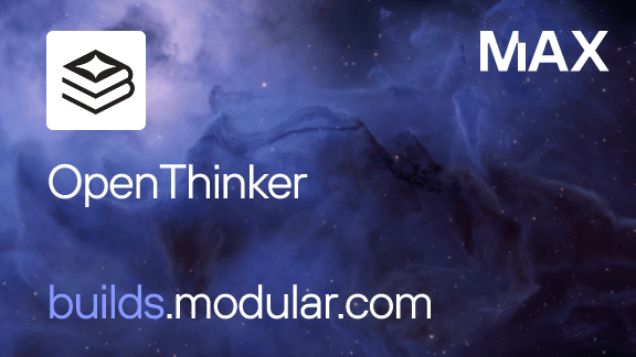 OpenThinker-7B Model | MAX Builds