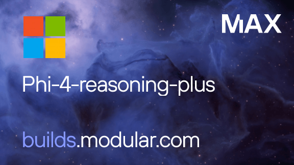 Phi-4-reasoning-plus-14B Model | MAX Builds
