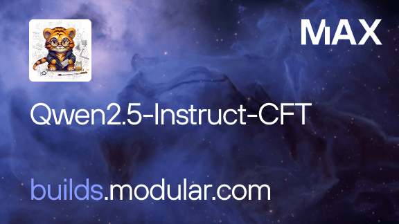 Qwen2.5-Instruct-CFT-32B Model | MAX Builds